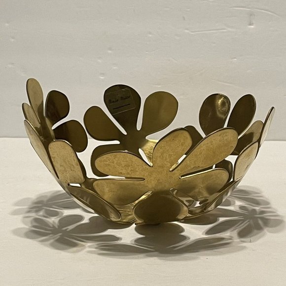 IKEA | Accents | Ikea Stockholm Monika Mulder Gold Brass Daisy Floral ...